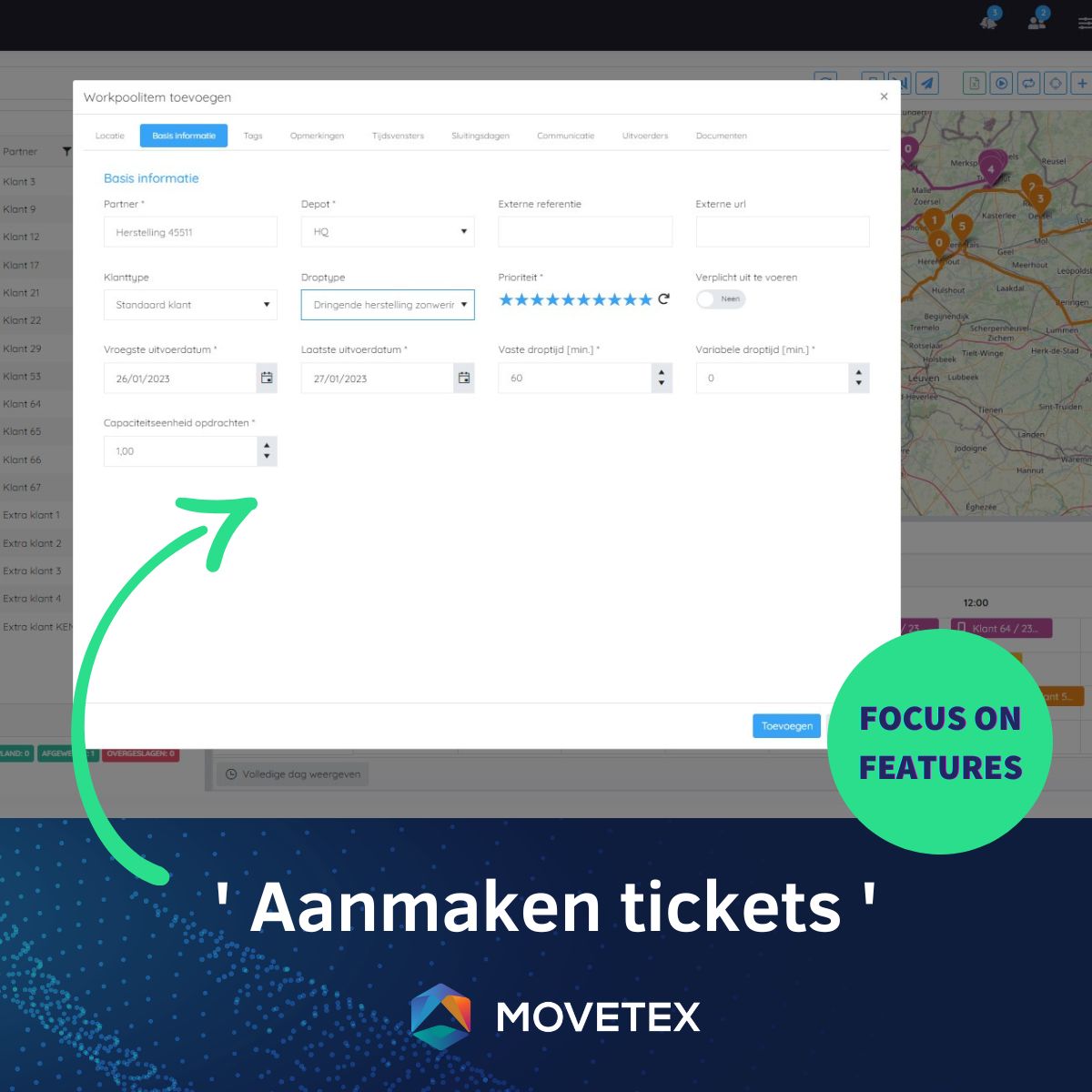 Focus on Features: 'Aanmaken Tickets'